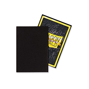 Dragon Shield Bundle: 2 Packs of 60 Count Japanese Size Mini Matte Card Sleeves - Matte Black