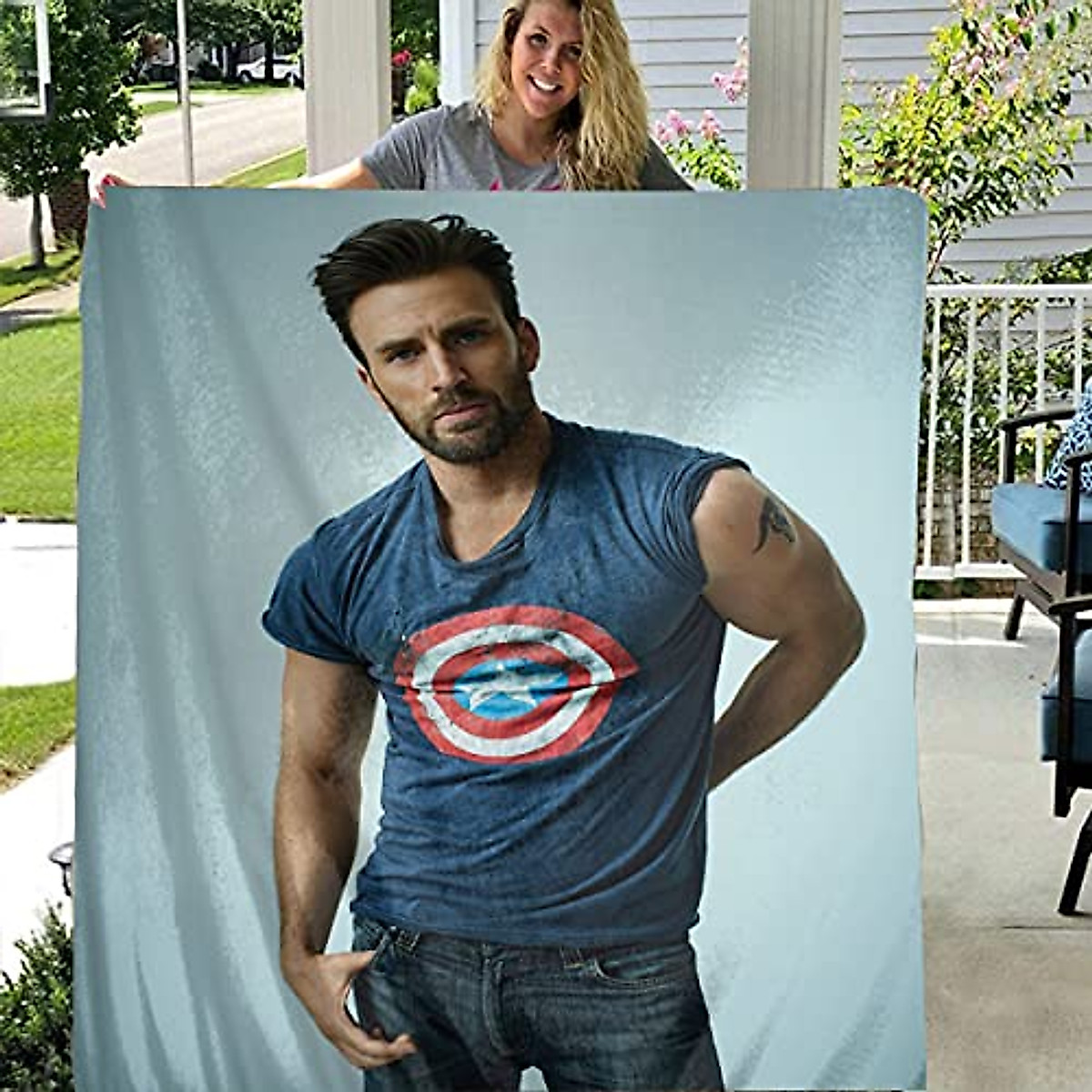 Throw Flannel Blanket for Bed Sofa Home Decor Gift for Men/Women 50in×40in