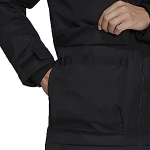 adidas mens Utilitas Hooded Parka Black Large