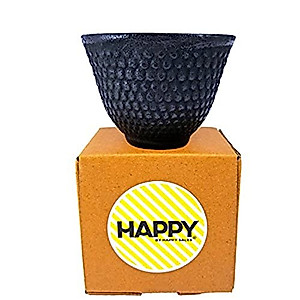 Happy Sales HSCT-ARB07 , Cast Iron Teacup ARR Black