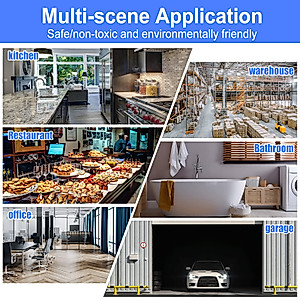 Electric Bug Zapper Indoor Insect Killer with Replacements Bulbs 20W Blue Light Powerful 2800V Attract Fly and Mosquito Traps with Circuit No Load Protection Outdoor Plug in Pest Control (4 Pcs)