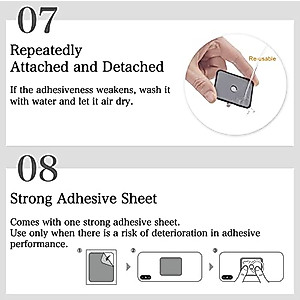 BUNKER RING Mirror, Cell Phone Ring Grip Stand with Mirror, 360°Rotation Metal Ring, Comes with Dedicated Holder, Compatible with Most Smartphones (Blush Gold), BKRMR-HOLS