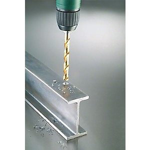 Bosch Home and Garden 2609255113 6-Piece Metal Drill bit Set HSS-TiN, DIN 338