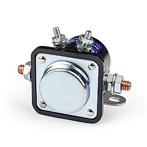 MaySpare Starter Solenoid Relay Sw-3 Fit Ford Jeep Lincoln Mercury 4 Terminal Hot Rod Starter Solenoid Relay Heavy Duty 12V