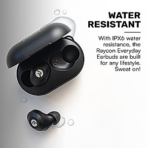 Raycon Everyday Bluetooth Wireless Earbuds (2023 Edition) with Microphone- Stereo Sound in-Ear Bluetooth Headset True Wireless Earbuds 32 Hours Playtime (Matte White)