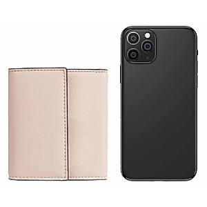 Travelambo RFID Blocking Small Mini Compact Wallet Coin Pouch Holder Trifold Credit Card Holder Pocket Purse for Women (Napa Sand)