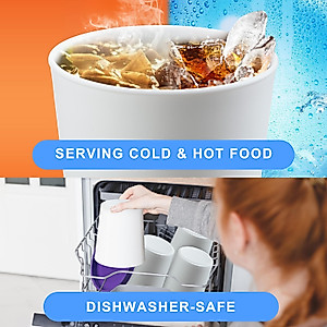 Uiifan 12 Pcs 1 Qt Ice Cream Containers for Homemade Ice Cream Reusable Ice Cream Storage Containers with Silicone Lids for Freezer, Freezer Containers Tubs for Ice Cream Sorbet and Gelato Storage