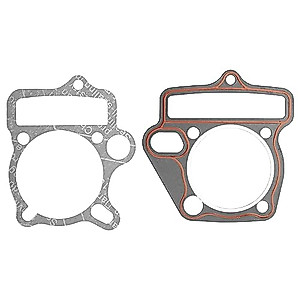 PRO CAKEN 52.4mm Engine Piston Kit, Piston Rings Gasket Set Bore Universal Rugged Strict Standard High Strength for 110cc 125cc ATV Dirt Pit Bike Go Kart