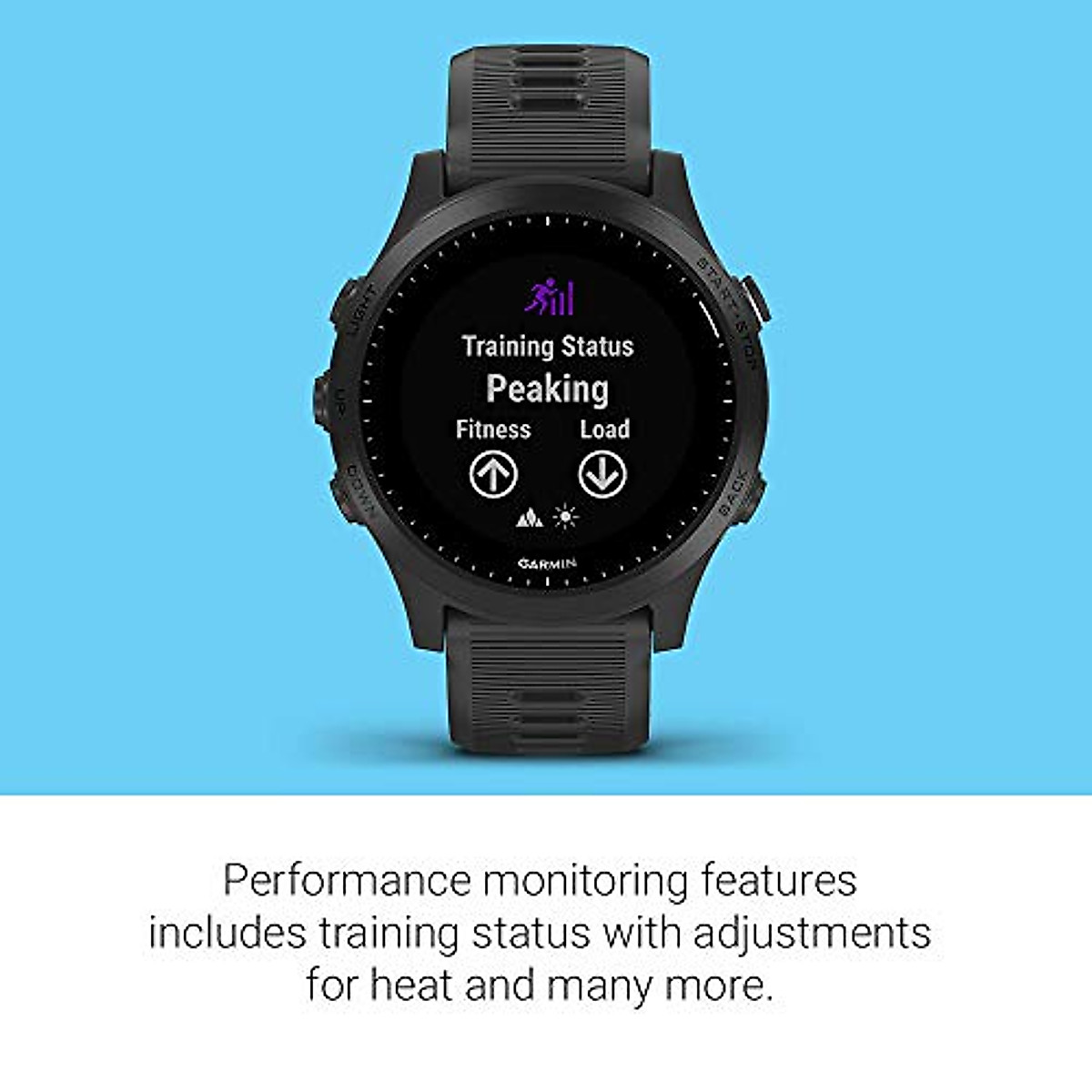 Garmin 010-02063-00 Forerunner 945, Premium GPS Running/Triathlon Smartwatch with Music, Black