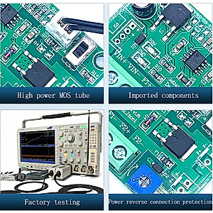 Abovehill PWM Fan Speed Controller, Adjustable Temperature Control Module 2A with Temperature Sensor for 12V/24V DC Fan