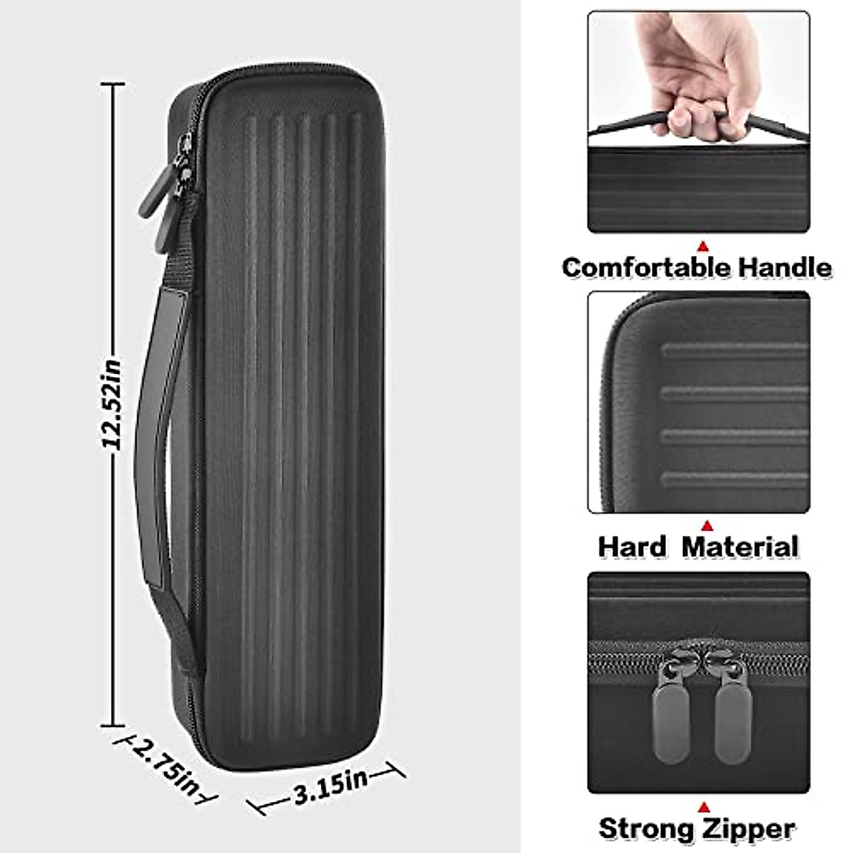 Case Compatible with Power Probe 3 3EZ 4, Circuit Tester Storage Holder, Car Diagnostic Tool Digital Volt Meter Organizer Box Fits Multimeter Test Leads and Adapter (Bag Only)