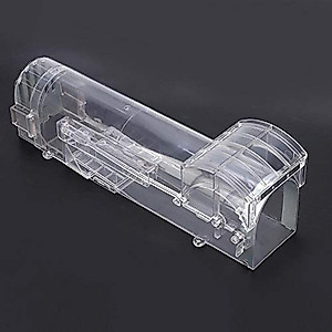 cigemay Rat Trap Cage, Automatic Wear-Resistant Humane Mouse Trap, Transparent Mouse Trap Cage, for Home Restaurant Hotel
