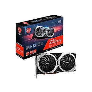MSI Gaming Radeon RX 6700 XT 192-bit 12GB GDDR6 DP/HDMI Dual Torx 3.0 Fans FreeSync DirectX 12 VR Ready OC Graphics Card ( MECH 2X 12G OC)