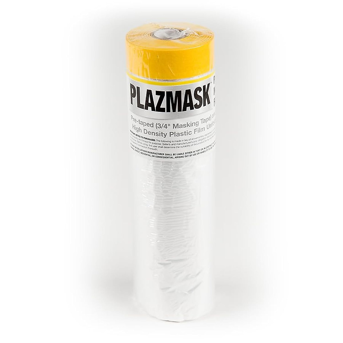 PlazMask Pre-Taped Masking Film, 5-Feet X 65-Feet