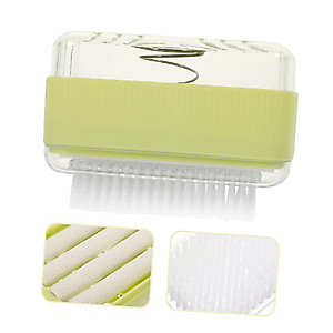 Cabilock 4pcs Box Soap Foaming Box Bubble Soap Bathroom Soap Dish Soapdish Soap Foaming Container Soapbox Bar Soap Soaps Travel Soap Case Laundry Soap Dispenser Pp Roller Laundry Brush