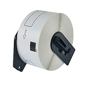 KCYMTONER 3 Rolls Compatible for Brother DK-1208 White Die Cut Large Shipping Paper Labels,1-1/2 Inches (38mm) by 90mm (3-1/2"), use in Ptouch QL-500 QL-710W QL-1050 QL-1060N Series Label Maker