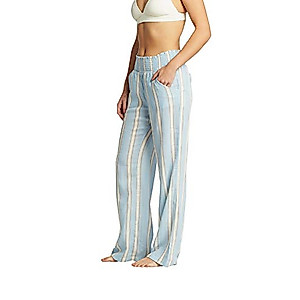 Billabong womens New Waves Stripe Pants, Clear Sky, Small US