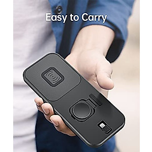 XICPU Portable and Foldable 3 in 1 Wireless Charging Station, Fast Wireless Charger Stand for Apple Watch iPhone AirPods Black