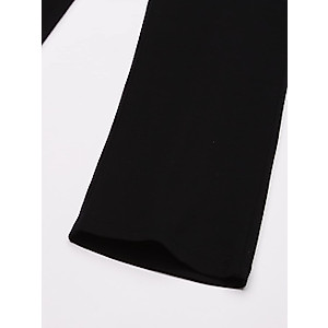 The Children's Place girls Active Foldover Waist Pants, Black Single, Large US