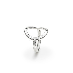 Joolala 925 Sterling Silver Karma Open Circle Round Ring Women’s Ring Elegant and Stylish – Minimalistic Oxidized Finish – Ideal Everyday, Casual, Promise Ring, Anniversary (9)