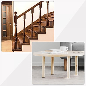 uxcell M4x16mm Hanger Bolts, 12pcs Double Ended Thread Dowel Screws for Wood Furniture