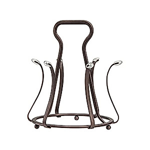 XWOZYDR Portable Glass Cup Holder Tea Coffee Cup Drying Rack Stand Mug Holder for Kitchen Supplies Home Organizer (Color : White-Patch Five-Pointed star4, Size : E)