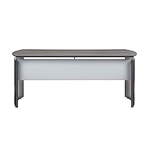 Mayline Medina Home Office Desk, 72 in, Gray Steel