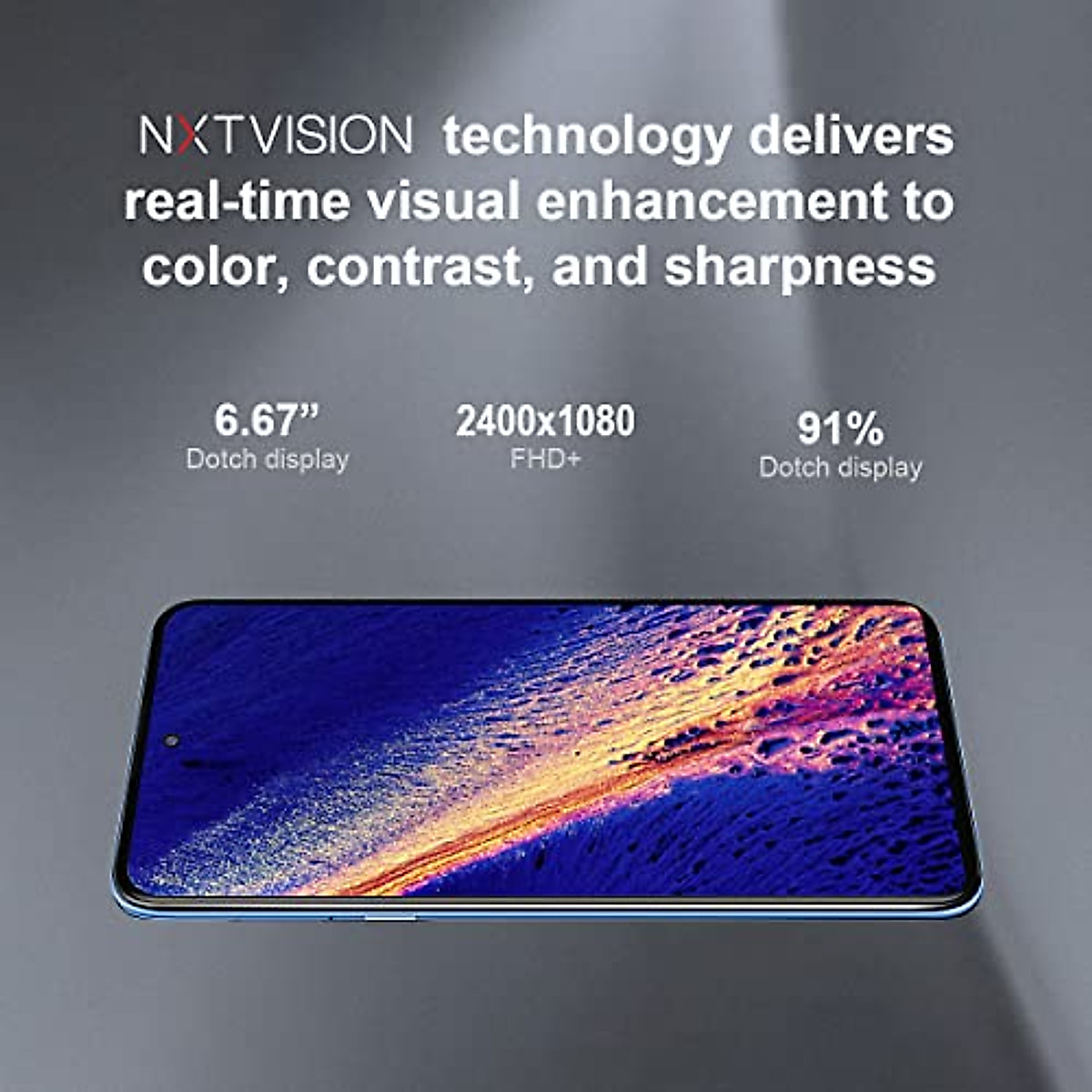 TCL 20S Unlocked Cell Phone with 6.67” Dotch FHD+ Display, Android 11 Smartphone 64MP Quad Rear Camera System, 4GB+128GB, 5000mAh Big Battery with Fast Charging, Milky Way Black