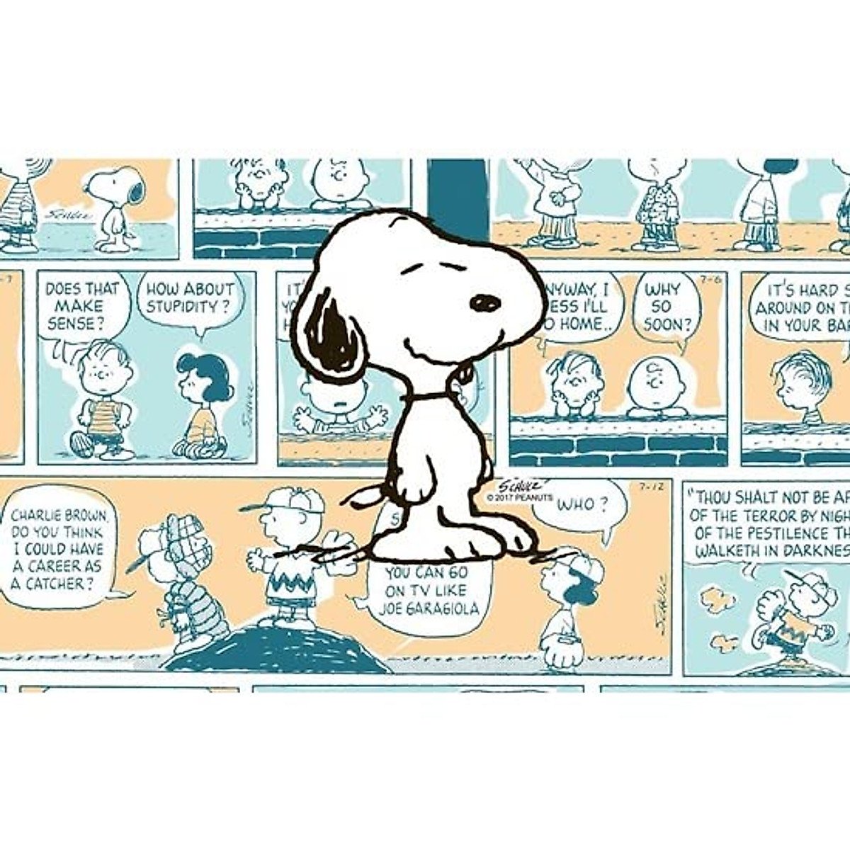 CafePress Peanuts Snoopy Comic Strip Ceramic Coffee Mug, Tea Cup 11 oz