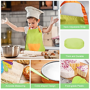 50PCS Kids Knife Set for Real Cooking, Kids Kitchen Knives with Toddler Cutting Board Apron Gloves Peeler Crinkle Cutters Kid Proof Kitchen Tools, Little Chef Knifes Gifts for 2 - 8 Years Old