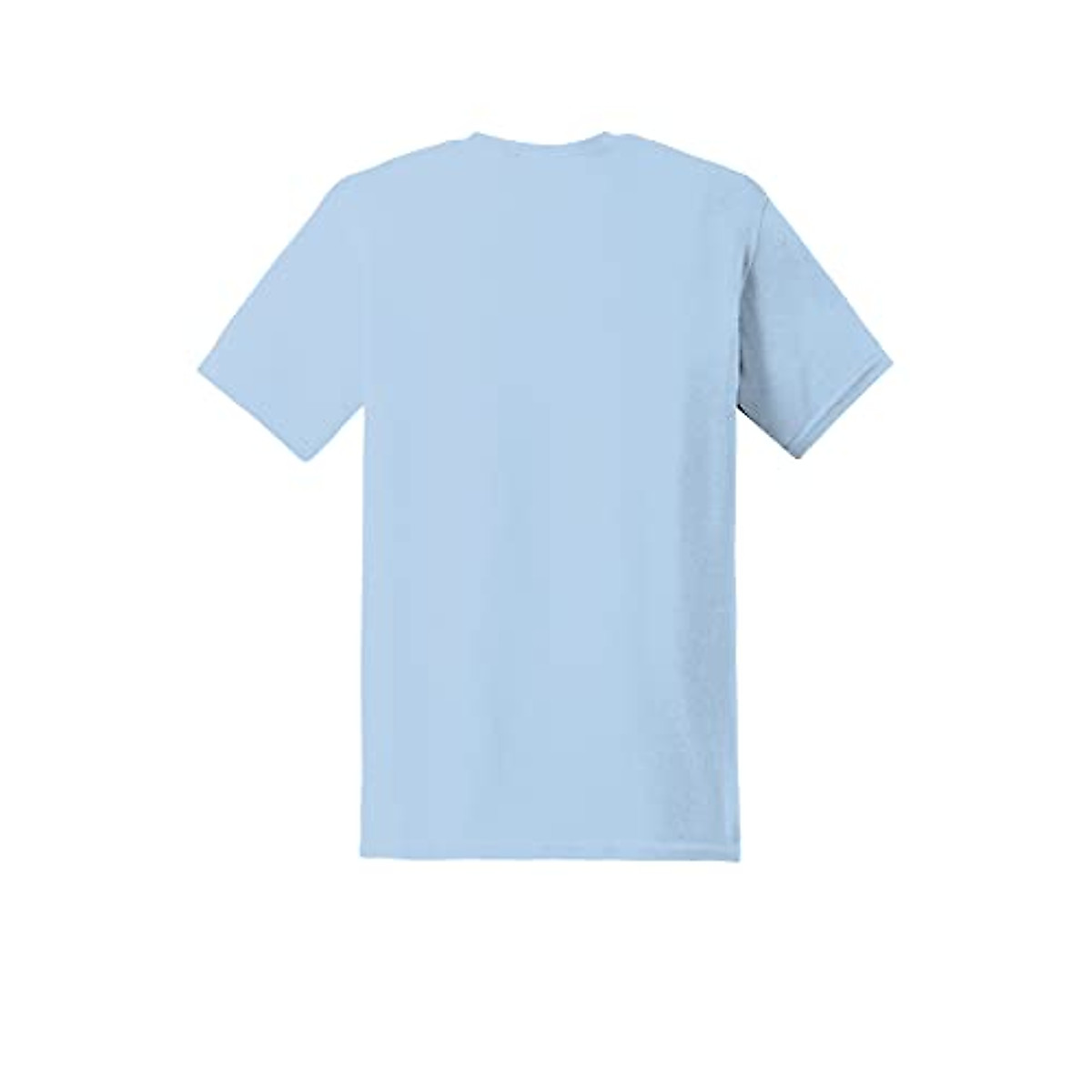 Gildan 5.4 oz Cotton T-Shirt (5000) Tee Large Light Blue