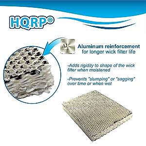 HQRP 2-Pack Water Filter Replacement for Bryant Carrier P110-4545 fits HUMCCWBP, HUMBBWBP, HUMCRWBP series, HUMCCWBP2417, HUMBBWBP2417, HUMCRWBP2417 Humidifiers