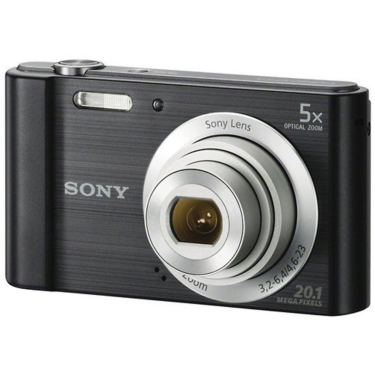 Sony Cyber-Shot DSC-W800 Digital Camera (Black) + 32GB Pixi-Basic I3ePro Accessory Bundle