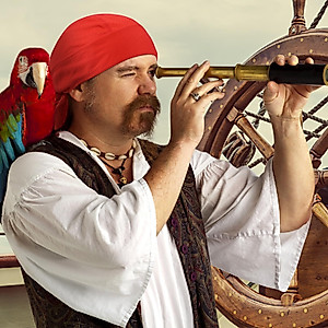 DOCILA Do Rags for Men Sweat Wicking Biker Motorcycle Helmet Liner Skull Cap Quick Drying Helmet Liner Doo Dew Rag Head Bandana Durags Pirate Accessories Head Wrap Black White Red