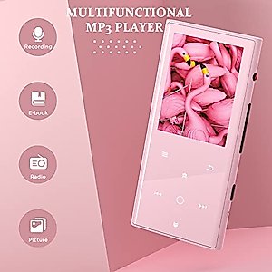 【New in 2022】 64GB Mp3 Player with Bluetooth 5.2, COCONISE Music Player with Speaker Hi-Fi Lossless Sound Quality, with FM Radio, Voice Recording, E-Book Function,Super Light Perfect for Running