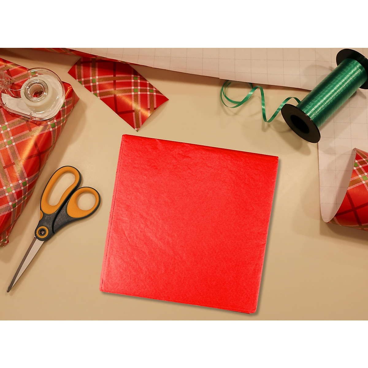 Iconikal Tissue Paper Assortment, 20 x 20-inches, 25 of Each: Red, Green, and White, 75-Sheets
