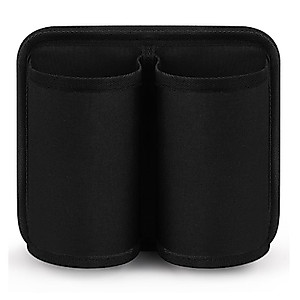 Accmor Luggage Travel Cup Holder,Universal Suitcase Cup Holder, Free Hands Suitcase Drinks Beverage Holder, Luggage Cup Caddy Gifts for Travelers Flight Attendants