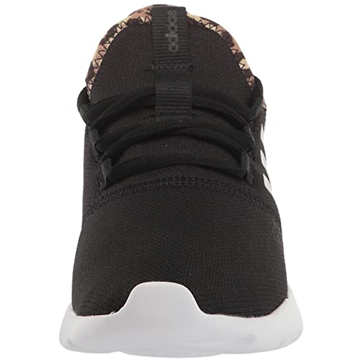 adidas womens Cloudfoam Pure 2.0 Running Shoe, Black/Black/Sandy Beige, 5.5 US