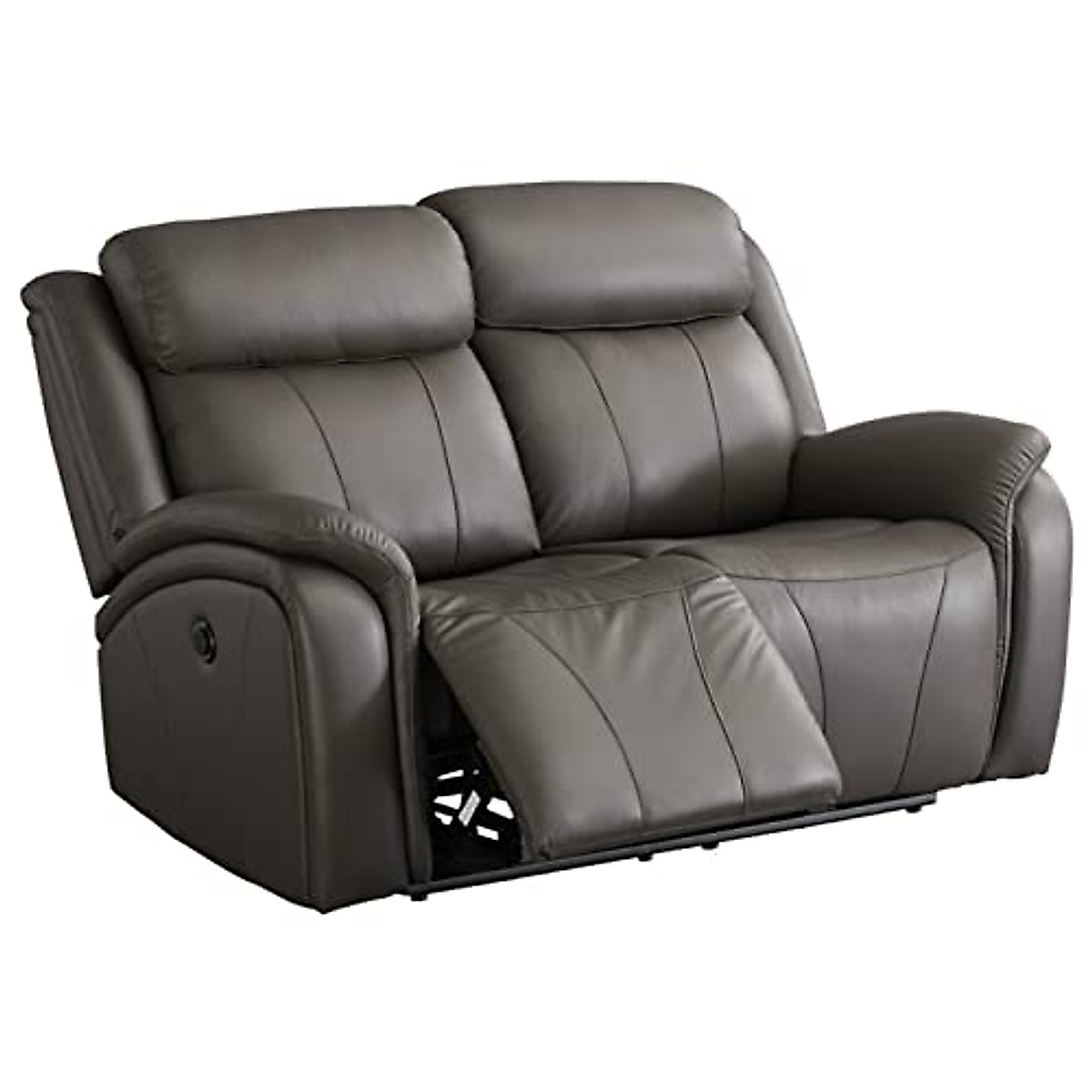 Signature Design by Ashley Chasewood Reclining Power Loveseat, Gray