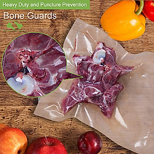 MaiFlaFre 100 Gallon11X16 Vacuum Sealer Bags with Commercial Grade, BPA Free, Heavy Duty.Vacuum Sealer Freezer Bags Compatible with Any Types Vacuum Sealer