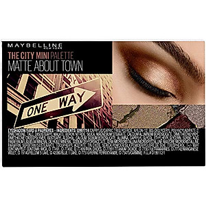 Maybelline New York The City Mini Eyeshadow Palette Makeup, Matte About Town, 0.14 oz.