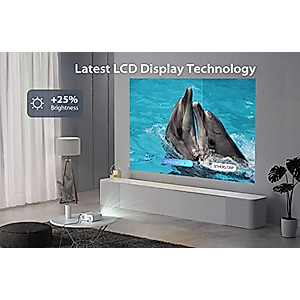 Sovboi Projector, WiFi Mini Portable Projector 9000L,Short Focal Lens Outdoor Movie Projector, HD Native 720P 250" Small Video Projector, Home Theater Phone Projector for PC/TV Stick/Gaming