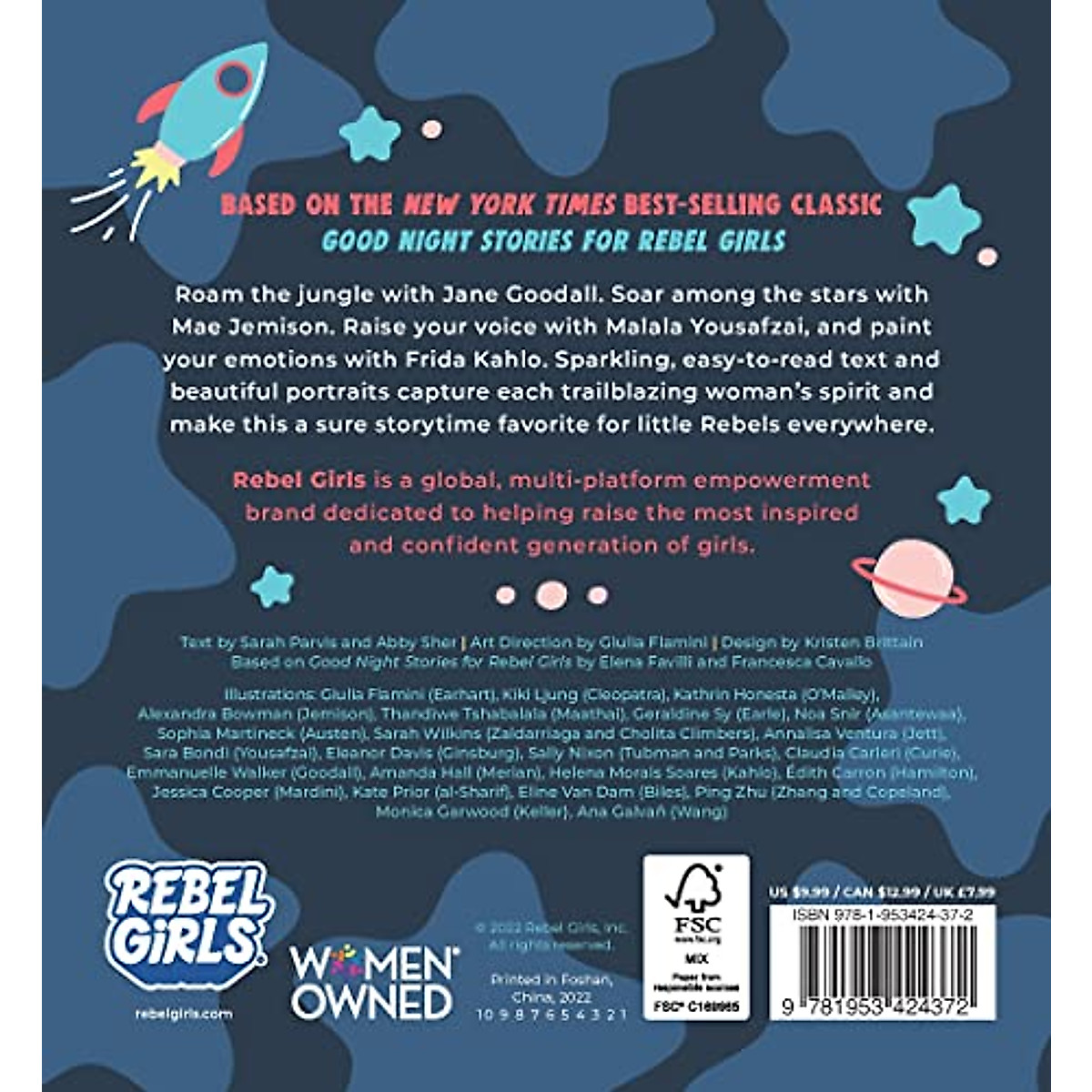 Good Night Stories for Rebel Girls: Baby's First Book of Extraordinary Women