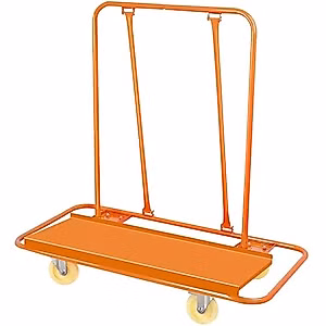 Mophorn Drywall Cart 1600LBS Load Capacity Drywall Cart Dolly Handling Sheetrock Sheet Panel Service Cart Heavy Duty Casters
