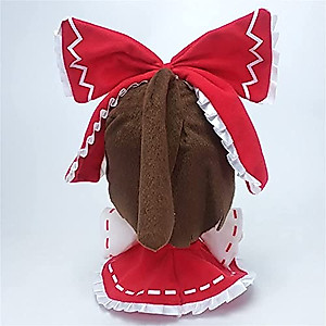 KILA MILA Anime Figure Reimu Doll Plush Stuffed Toy Kawaii Plushies Cosplay Gift