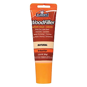 Elmer's E868 Carpenter's Wood Filler, 3.25-Ounce Tube, Natural