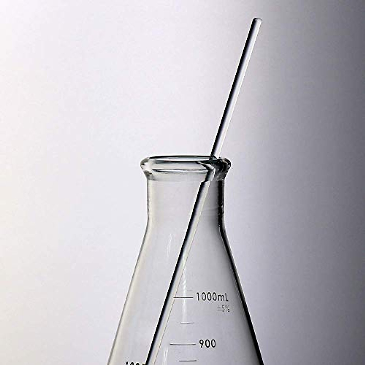 ULAB Scientific Narrow-Mouth Glass Erlenmeyer Flask Set, 3 Sizes 50ml 150ml 250ml, 3.3 Boro with Printed Graduation, UEF1001