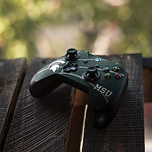 Skinit Decal Gaming Skin Compatible with Xbox One Elite Controller - Officially Licensed College Michigan State University Green Basketball Design