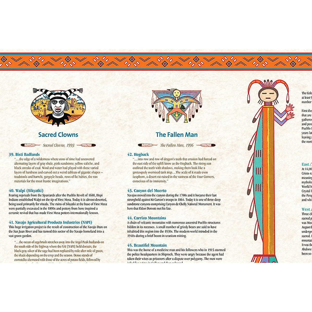 The Hillerman Indian Country Map And Guide