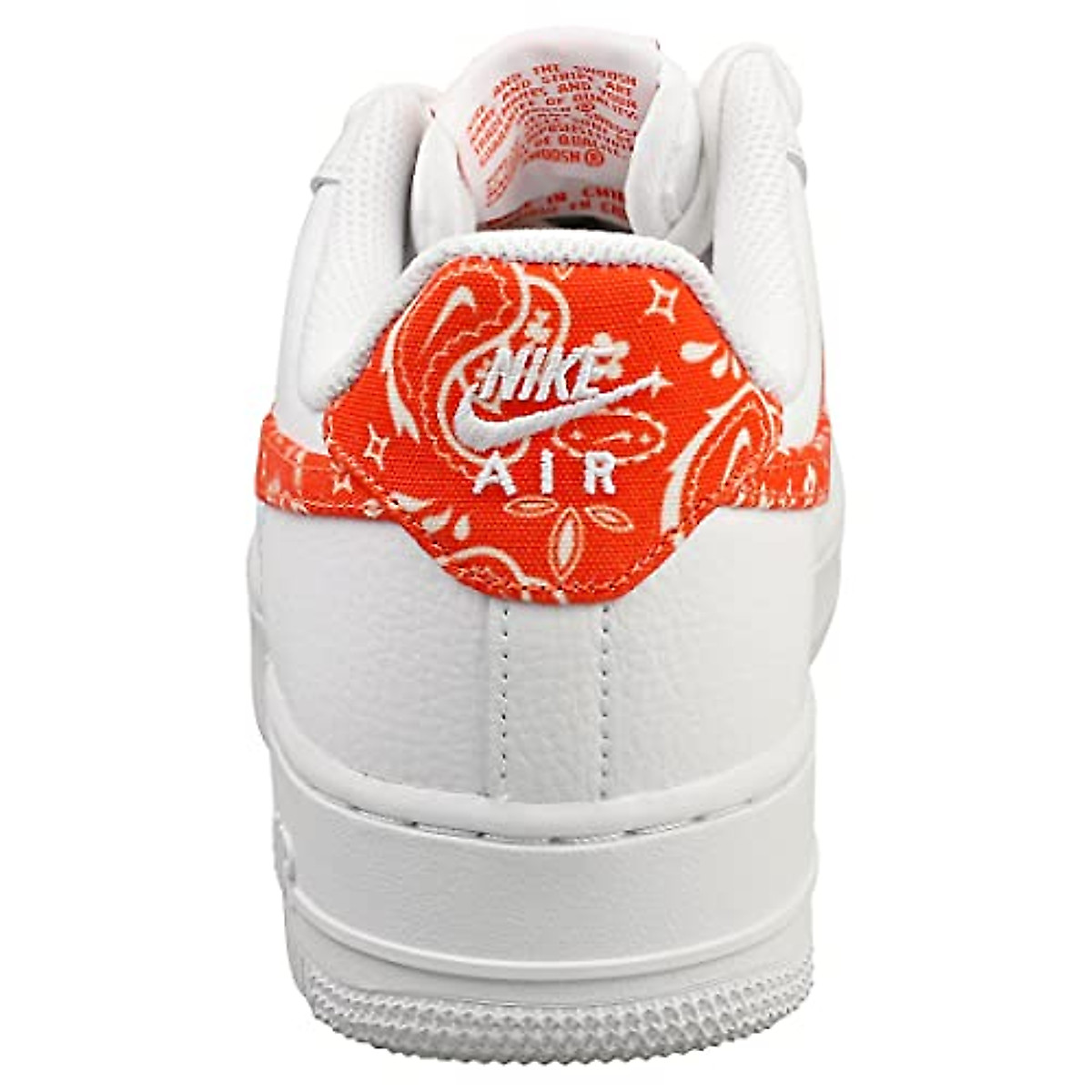 Nike Womens Air Force 1 Low DJ9942 102 Orange Paisley - Size 11W